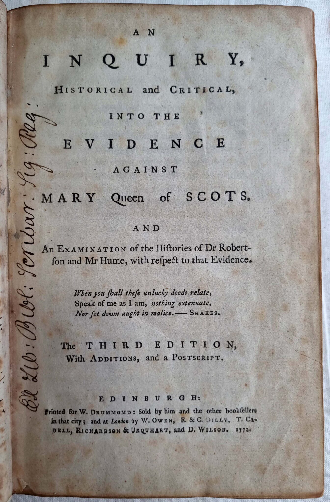 John Davidson DKS and the Signet Library in the Enlightenment – The WS ...