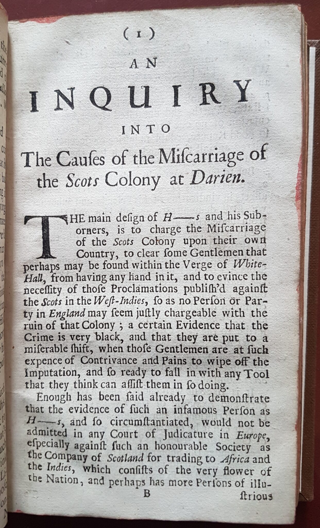 Room 6: The Darien Scheme – The WS Society Heritage Portal